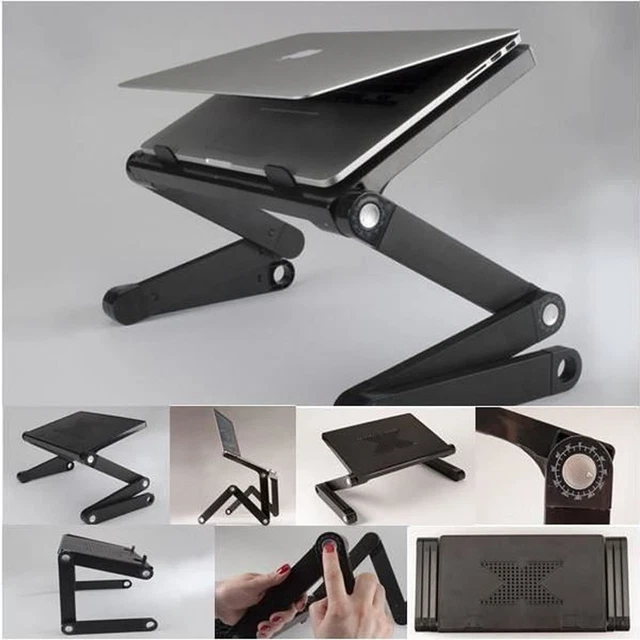 SUPPORT DE TABLE de bureau d'ordinateur portable pliable réglable 38-42 ...