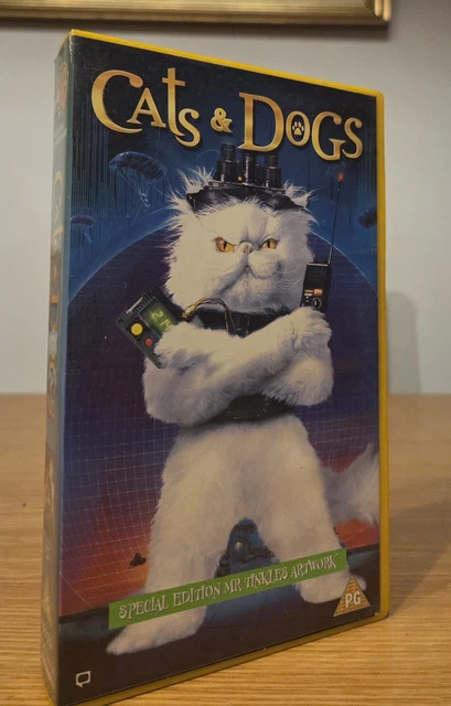 CATS & DOGS VHS (Warner Brothers 2001) Jeff Goldblum & Elizabeth ...
