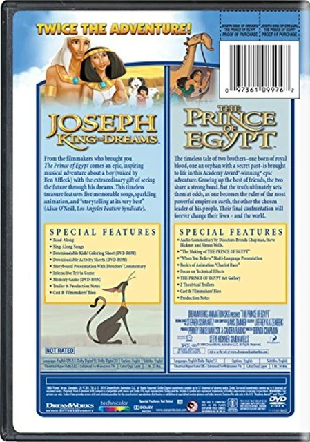 PRINCE OF EGYPT/JOSEPH King of Dreams Double Feature (DVD). $26.38 ...