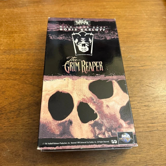 THE GRIM REAPER VHS VCR Video Tape Used Movie Boris Karloff £5.54 ...