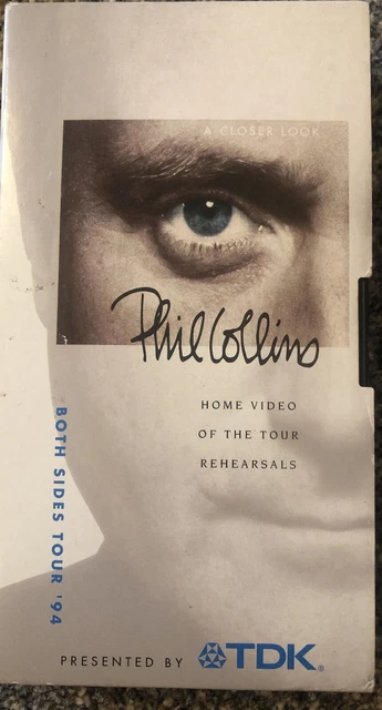PHIL COLLINS VHS Home Video Of Both Sides Tour Rehearsals £2.80 ...