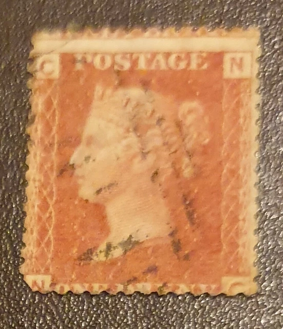 GREAT BRITAIN QUEEN Victoria Penny red stamp 1d star used. £0.99 ...