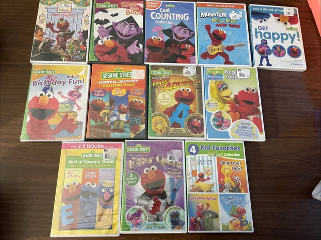 SESAME STREET ELMO’S World (12 DVD Lot) ELMO Songs Kids Shows All ...