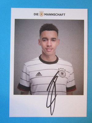 JAMAL MUSIALA FC Bayern Munich World Cup 2022 INPERSON signed autograph ...