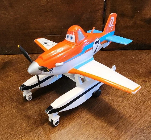 DISNEY PIXAR #7 Dusty Talking Pontoon Plane - Spinning Propeller 8 ...