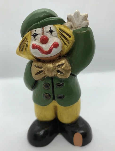 THUN CLOWN PAGLIACCIO statuina ceramica con un difetto EUR 8,00 ...