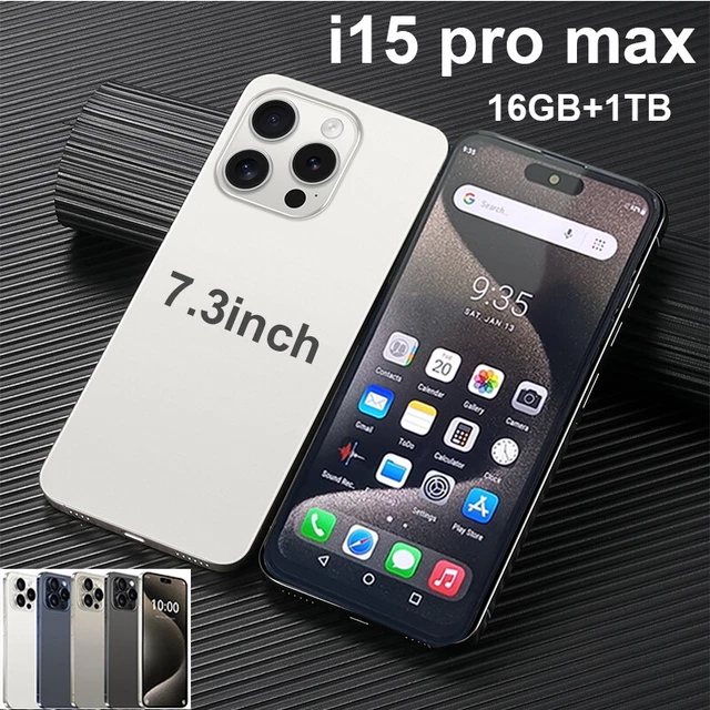 I15 PRO MAX Android Smartphone Global 7.3" Unlocked Cell Phones 16GB ...