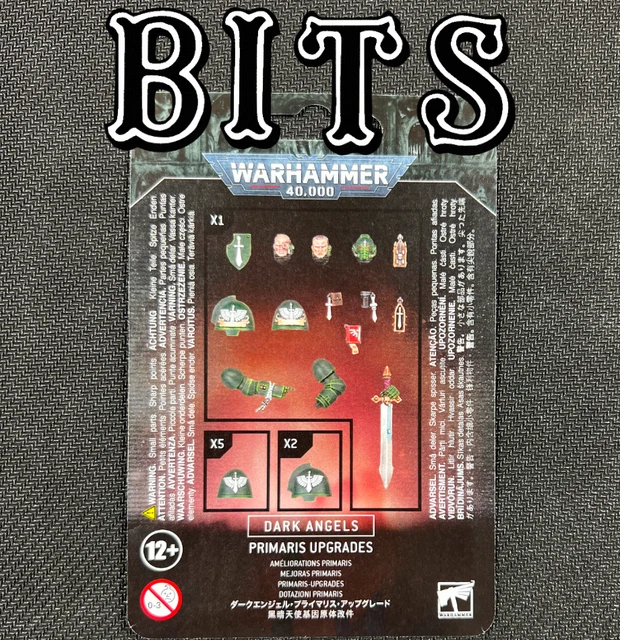 DARK ANGELS PRIMARIS Space Marine upgrade bits nos DA 40k £12.16 ...