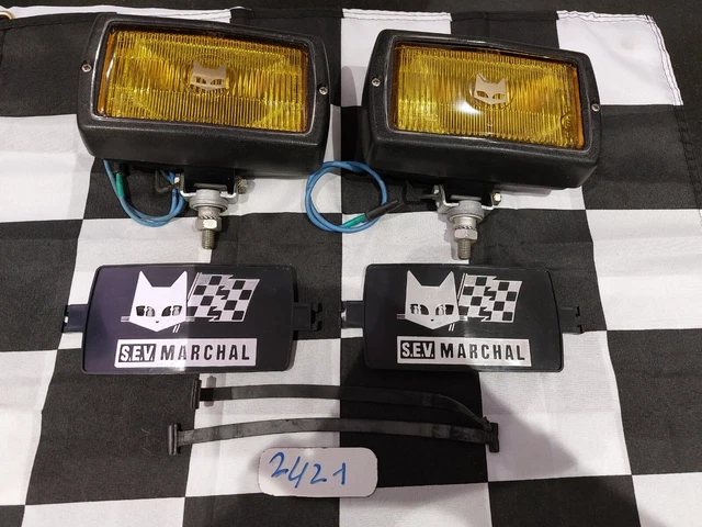NOS ANTI BROUILLARD MARCHAL 850 GT - Fog lamps cover - Jeep CJ Ford ...