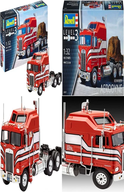 REVELL 07671KENWORTH AERODYNE Model Kit Multi-color £33.25 - PicClick UK
