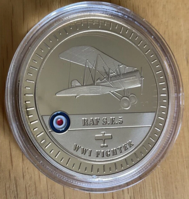 RAF AIRCRAFT COMMEMORATIVE Collection 24ct Gold Coin Medallion COA WW1 ...