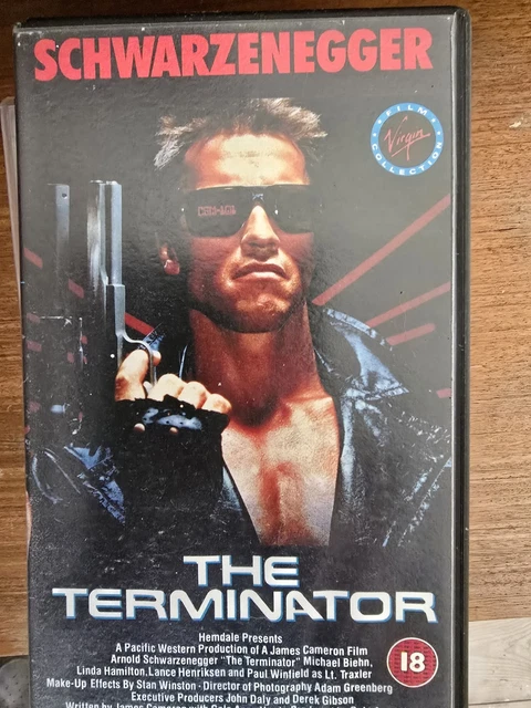 THE TERMINATOR (1984) VHS Video Cassette PAL | Arnold Schwarzenegger £2 ...