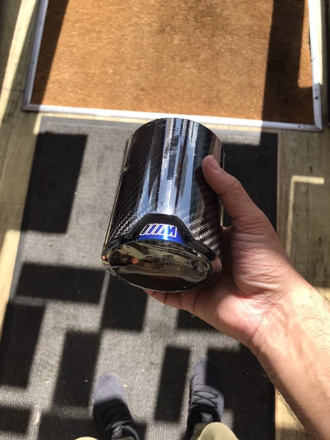 BMW M4 M3 F80 F82 F83 M2 F87 M performance Titanium Blue Carbon Exhaust ...