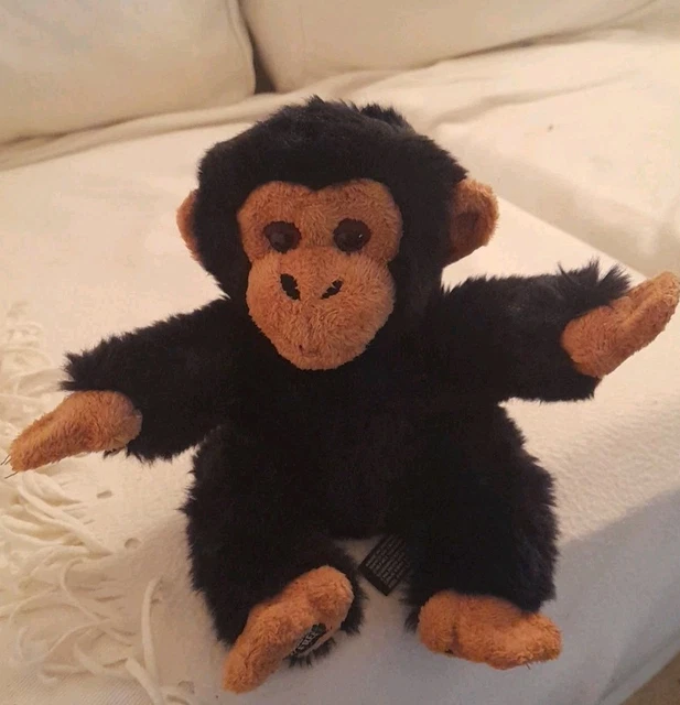 KEEL TOYS - Chimp Monkey Tinto Eve - Soft Plush Toy 8" 20 CM Appox Long ...