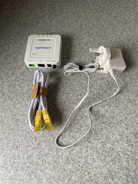 OPENREACH OPTICAL FIBRE GPON ONT Terminal £4.99 - PicClick UK