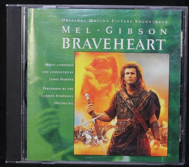 BRAVEHEART: ORIGINAL MOTION Picture Soundtrack James Horner Mel Gibson ...