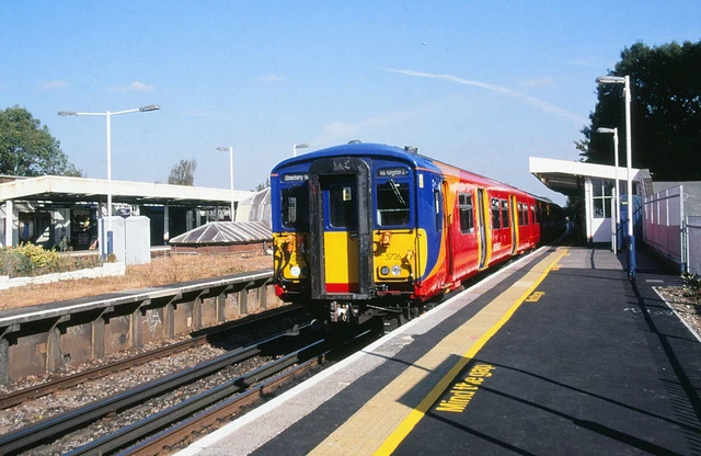 9415 RAILWAY COLOUR Slide Emu Class 455/7 5726 At New Malden 2009 £2.99 ...