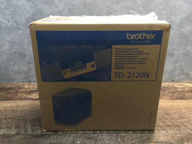 BROTHER TD-2120N INDUSTRIAL Label Printer w/cable No Roll Power On *For ...
