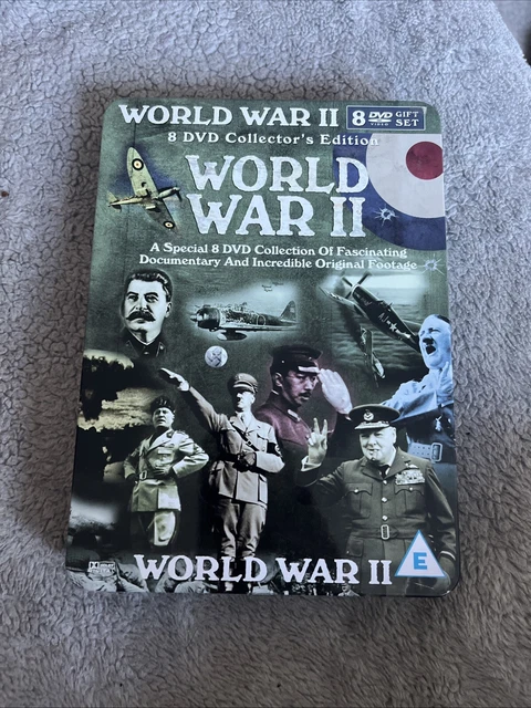 WORLD WAR 2 DVD (2003) 8 Disc Documentary Collector's Edition in tin ...