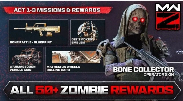 BONE COLLECTOR ZOMBIES Operator Skin MW3 SCHEMATICS Mw3 Zombies All 3 ...