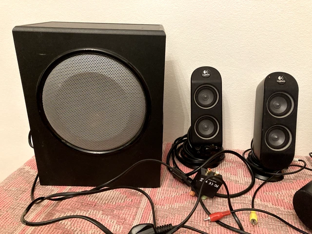 LOGITECH X-530 SPEAKER System, 5.1 Surround Sound, 70 watts £13.72 ...