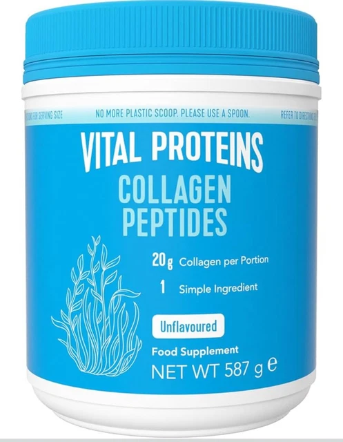 VITAL PROTEINS COLLAGEN Peptides Powder Supplement 587g canister £37.08 ...