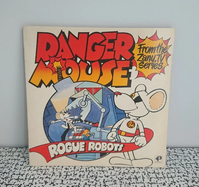 80S VINTAGE RETRO Danger Mouse Zanu TV Series Rogue Robots Book Purnell ...