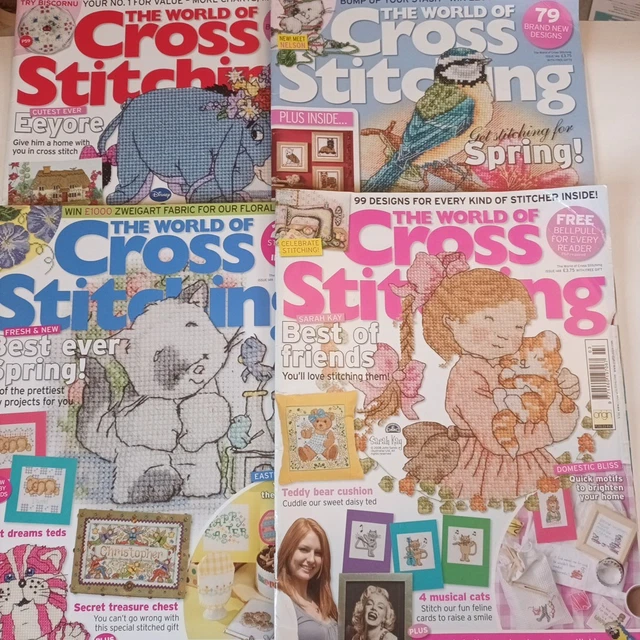 THE WORLD OF Cross Stitching Magazines £4.50 - PicClick UK