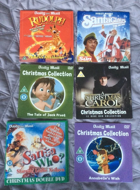 CHILDRENS CHRISTMAS DVD Bundle X 6 - Daily Mail Collection Promo Job ...