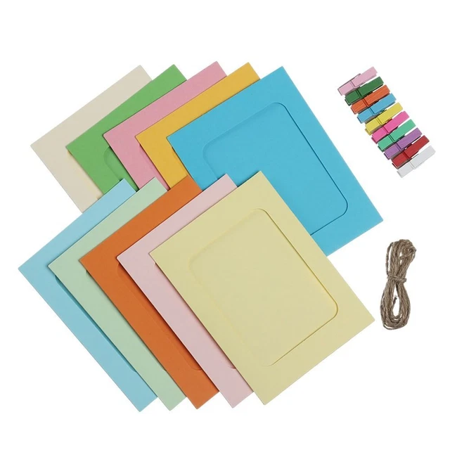 CLIPS AND STRING Photo Wall Paper Frame DIY Frame Photo Frame Picture ...