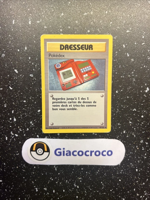 CARTE POKÉMON FRANÇAIS Wizard Set De Base Pokedex 87/102 Dresseur ...