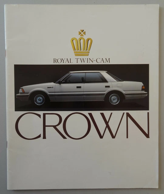 V23474 TOYOTA CROWN ROYAL TWIN CAM - CATALOGUE - 08/83 - 25x30 - JAPAN ...