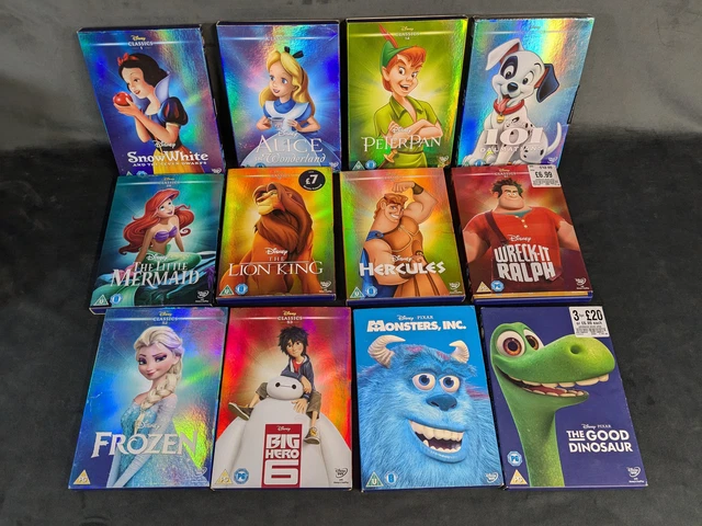 DISNEY ANIMATED CLASSICS DVD Collection Wreck-It Ralph Frozen Monsters ...