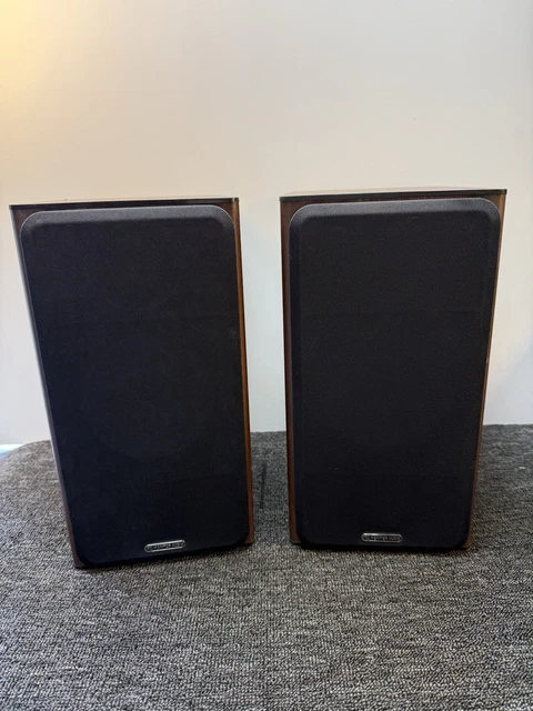 MONITOR AUDIO BX2 Bronze Bookshelf Speakers Walnut Biwirable Sounding ...