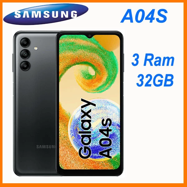 SMARTPHONE SAMSUNG A04S SM-A047F 3+32GB DS 4G BLACK EUR 122,90 ...