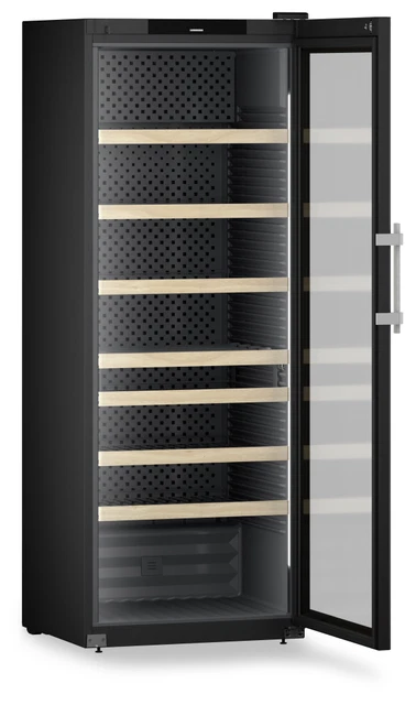 LIEBHERR WEINSCHRANK WEINKÜHLSCHRANK Umluft-Glastürkühlschrank schwarz App fähig EUR 2.748,00 ...