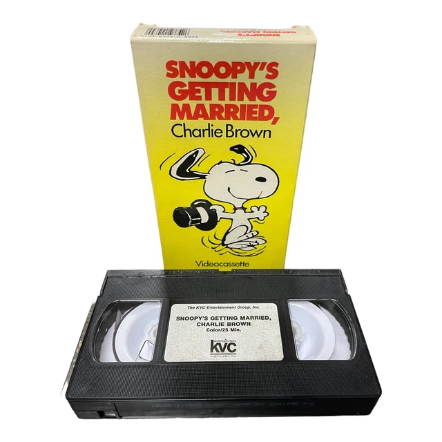 SNOOPY'S GETTING MARRIED, Charlie Brown-Peanuts classic VHS £5.38 ...