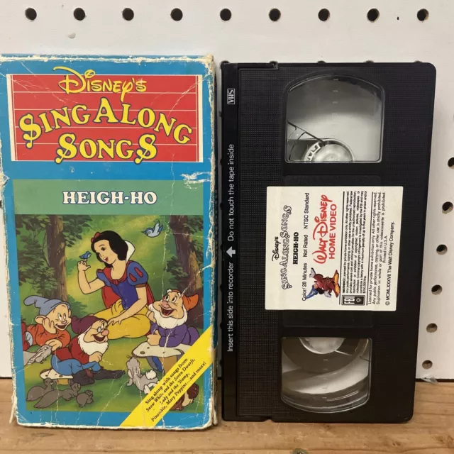 DISNEYS SING ALONG Songs - Snow White: Heigh-Ho (VHS, 1994) EUR 5,52 ...