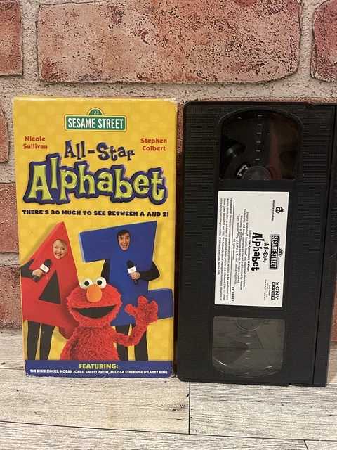 SESAME STREET ALL Star Alphabet VHS 2005 Dixie Chicks Sheryl Crow RARE ...