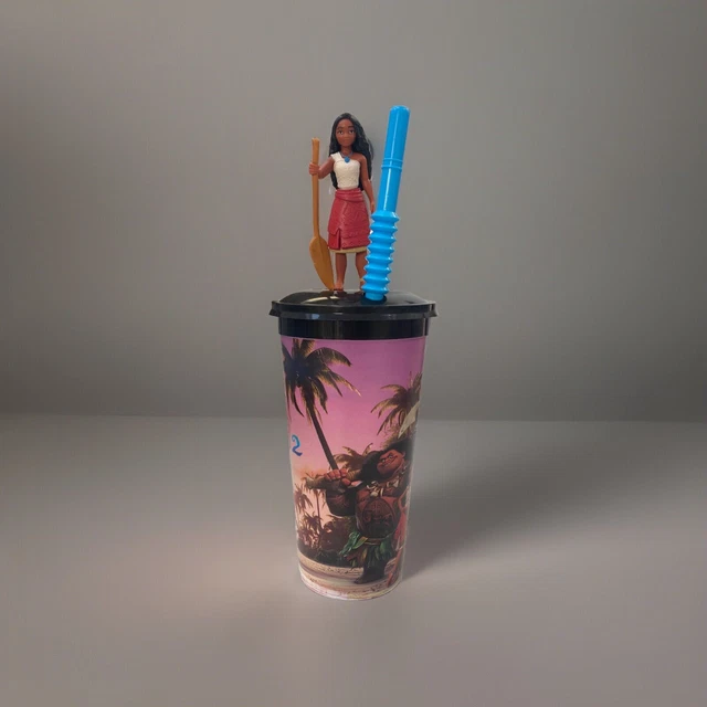 DISNEY MOANA 2 Cinema Drink Cup Moana Figure Topper BN £16.31 - PicClick UK