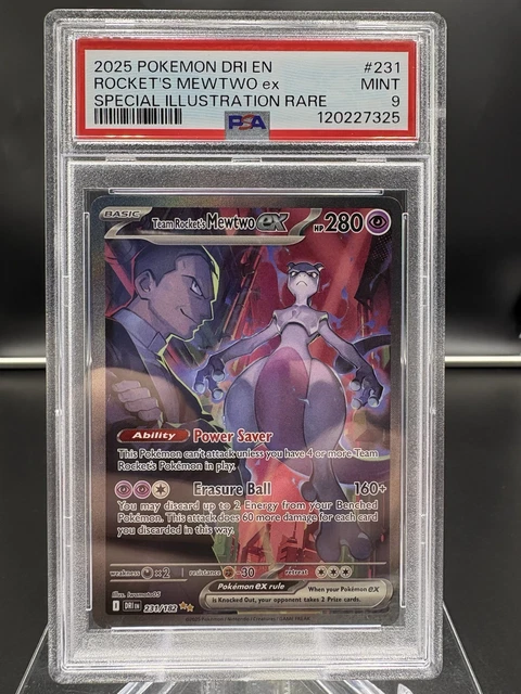 2025 POKÉMON TCG - Team Rocket’s Mewtwo ex - Destined Rivals SIR No ...