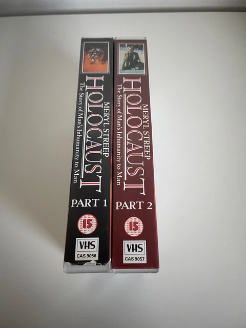 HOLOCAUST PART 1 & 2 VHS TV Drama Meryl Streep Rare Video Tapes £9.99 - PicClick UK