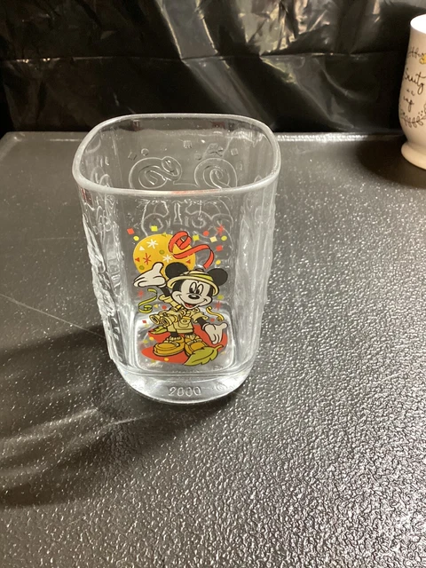 MCDONALD'S WALT DISNEY World Mickey Mouse 2000 Celebration Square Glass ...