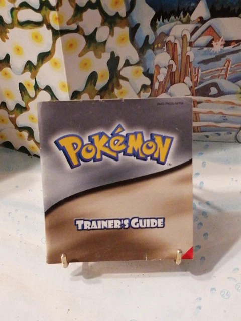 NINTENDO GAME BOY Notice Pokémon Trainer's Guide - version or ou argent ...