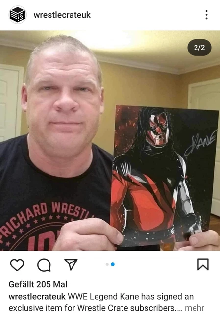 WRESTLING AUTOGRAMM KANE WWF WWE AEW original signiert WCW Autograph ...