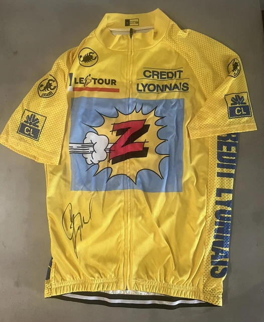 GREG LEMOND HAND Signed Yellow TDF Jersey - USA Cycling BNWT PROOF - £ ...