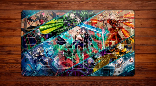 YUGIOH PLAYMAT SKY Striker Ace Raye Roze Azalea Engage Kagari Premium ...