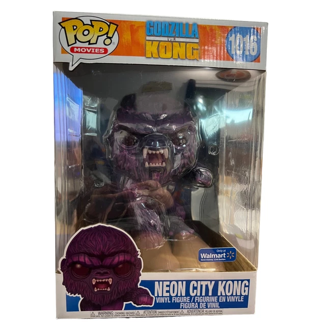 FUNKO POP! MOVIES Godzilla vs. Kong Neon City Kong (Supersized) #1016 ...