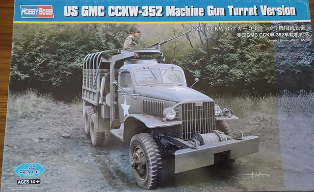 1:35 HOBBY BOSS 83833 US GMC CCKW-352 Machine Gun Turret Version EUR 38 ...