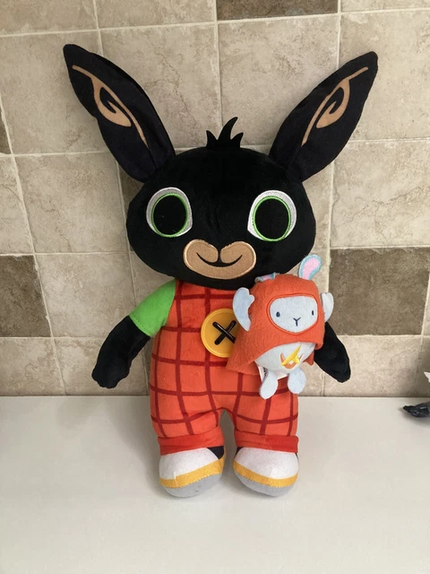 CBEEBIES BING RABBIT Hoppity Talking Soft Toy figure Plush 14” golden ...